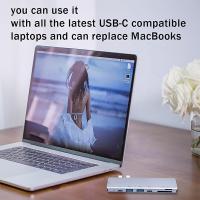 China USB C Type C 4K 30Hz HDMI USB 3.0 TF SD Adapter Hub Docking Station for Macbook Pro for sale