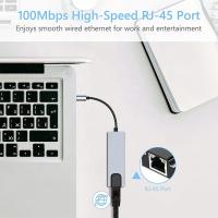 China Gray USB C PD Docking Station for Laptop Function Charging Data Transfer Video Output for sale
