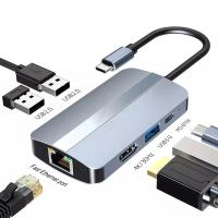 China 12-In-1 USB C Adapter OEM Multiport Hub with 4K HDMI USB 3.0  RJ45 Lan Ethernet for sale