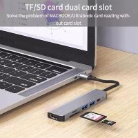 China USB 3.1 Docking Station Hub with 4K HDMI USB3.0 TF SD Card Reader and 87W PD Charging for sale