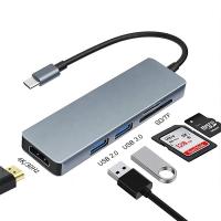 China 11 In 1 USB-C Hub Type-C To HDMI USB3.0 USB2.0 SD TF Adapter Hub with Card Reader for sale