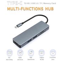 China 11 In 1 USB-C Hub Type-C To HDMI USB3.0 USB2.0 SD TF Adapter Hub with Card Reader for sale