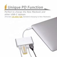 China USB 3.1 Interface 4-In-1 Type C Hub Multiple Adapter For Speed Data Transfer for sale