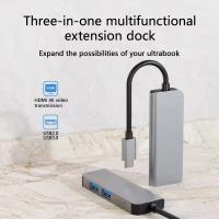 China USB C Hub with 4K HDMI and High-Speed USB 3.0 Compatible for Windows Mac for sale