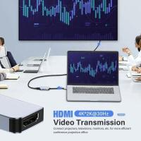 China USB 3.1/USB Type-C Hub Adapter Docking Station with 4K HDMI USB3.0 USB 3.0 Type C PD for sale