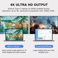China USB 3.1/USB Type-C Hub Adapter Docking Station with 4K HDMI USB3.0 USB 3.0 Type C PD for sale