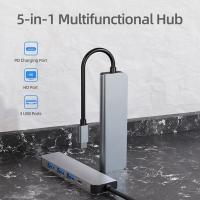 China Customized 6-In-1 USB C Type-C Hub To 4K HDMI® and USB 3.0 for Macbook OEM/ODM for sale