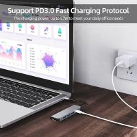 China Customized 6-In-1 USB C Type-C Hub To 4K HDMI® and USB 3.0 for Macbook OEM/ODM for sale