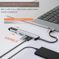 China USB A/C Input USB 3.0 Type C Multiport Adapter Docking Station with SD/TF Card Reader for sale