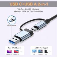 China USB A/C Input USB 3.0 Type C Multiport Adapter Docking Station with SD/TF Card Reader for sale