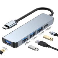 China 9-In-1 USB C Type C Adapter Hub with 100W PD Charging and USB3.0 3*USB2.0 Output for sale