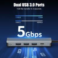 China 12-In-1 Multiport Adaptor USB C Hub Docking Station With USB 3.1 Interface And RJ45 Gigabit Ethernet for sale