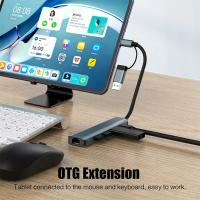 China 12-In-1 Multiport Adaptor USB C Hub Docking Station With USB 3.1 Interface And RJ45 Gigabit Ethernet for sale