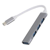 China Aluminum 4 Port USB C Type-C to USB 3.0 2.0 Data Hub for High Speed Data Transfer for sale