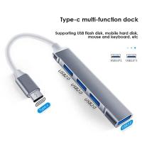 China Aluminum 4 Port USB C Type-C to USB 3.0 2.0 Data Hub for High Speed Data Transfer for sale