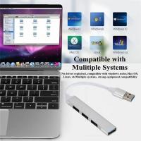 China Aluminum 4 Port USB C Type-C to USB 3.0 2.0 Data Hub for High Speed Data Transfer for sale