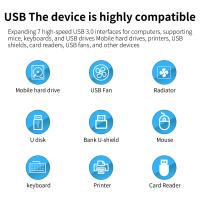 China Customized Logo Accepted Speed USB 3.0 Hub with 7 Ports and Aluminum Alloy Design for sale