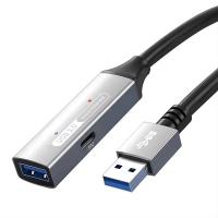 China USB 3.0 Hub Extension Type A Male To Female Data Cord With USB C Hub Power Extra Long for sale