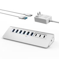 China USB Type-C Hub with Type C Port and Aluminum Alloy Material for sale