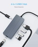 China TYPE-C Male 11 In 1 Hub Computer Laptop Docking Station Adapter with 1000Mbps RJ45 and USB-C PD for sale