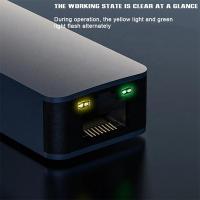 China 2 In 1 Aluminum USB 3.0 Type C Ethernet Adapter for Fast and Stable Network Connection for sale