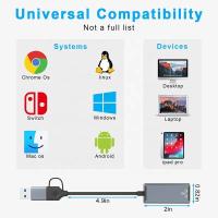 China USB C Type-C To RJ45 Ethernet Gigabit Lan Adapter for Laptops in High Demand for sale