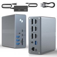 China Multi-Display Support USB-C Docking Station and Displaylink IC Revolutionize Your Work Efficiency with 8K HDMI Ports for sale