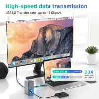China Multi-Display Support USB-C Docking Station and Displaylink IC Revolutionize Your Work Efficiency with 8K HDMI Ports for sale