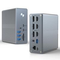 China USB A Port Multi-functional Docking Station Performance with Cooling And Ventilation and Heat Dissipation for sale