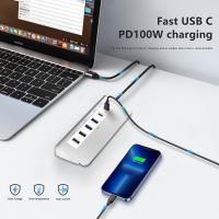 China P9 USB C Hub 9 in 1 Ports USB-C Docking Station and Easy Plug And Play Connectivity for sale
