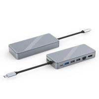 China USB-C Docking Station USB 3.0 1G Ethernet 4K HDMI for USB C Devices Compatibility for sale