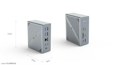 China Compact USB C Expansion Hub Equipped with HDMI USB 3.0 Ethernet SD Card Reader and Power Delivery Supporting Multiple Operating Systems for sale