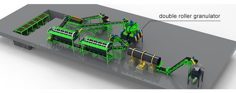 Water soluble fertilizer production line