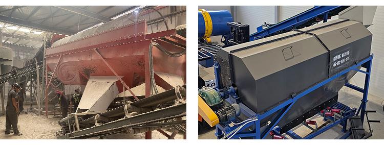 Screening machine application in production line
