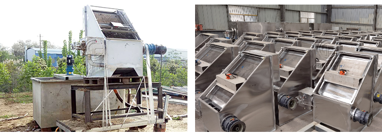 Vibrating manure dehydrator