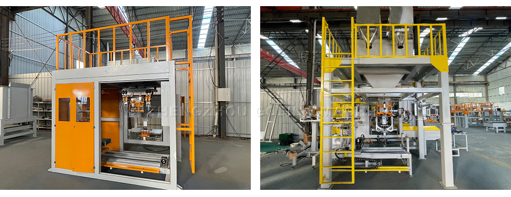Compact packaging production line