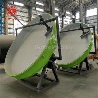 China Bentonite Humic Acid Pig Manure Organic Fertilizer Disc Granulator 1-2T/H with 93% Granulation Rate and Multiple Model Options for sale