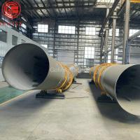 China 6-8T/H Rotary Vacuum Drum Dryer for Organic Fertilizer Production with 15KW Power and 300°C Inlet Temperature for sale