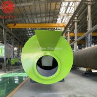 China 1.8×18 Rotating Vacuum Dryer - 22KW Industrial Fertilizer Processing Equipment with 7-12 t/h Capacity for sale