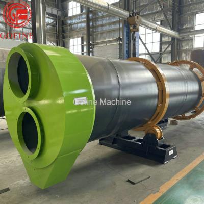 China 8-16 TPH Industrial Rotary Dryer Machine for Fertilizer Processing with 250-350℃ Temperature Range for sale