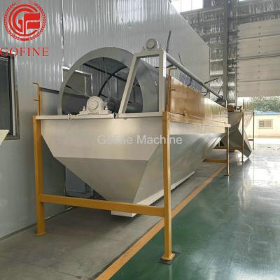 China 2-3 TPH Compost Fertilizer Production Trommel Screening Plant with 3 kW Power and 21 RPM Speed for sale