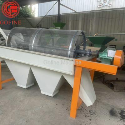 China Commercial Limestone Gold Rotary Trommel Screen 15-20 T/H Capacity with Self-Cleaning Mechanism for sale