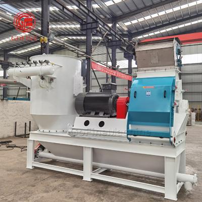 China Water Drop Feed Hammer Mill Poultry Feed Machine 2-15 t/h Capacity with 40% Higher Efficiency for sale