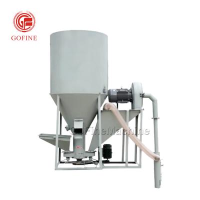 China Maize Feed Grinder and Mixer Machine 0.5-2.0 t/h Capacity with 7.5-11 kW Power for Poultry Animal Processing for sale