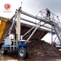 China Animal Manure Organic Fertilizer Compost Machine Nano Membrane Covering ≤20% Moisture for sale