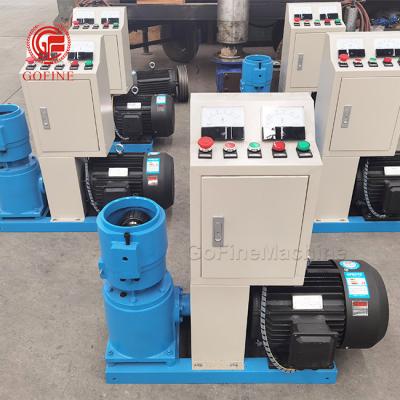 China GoFine Feed Processing Machine 7.5kW 380V with 200kg/h Capacity for Agricultural Pellet Production for sale