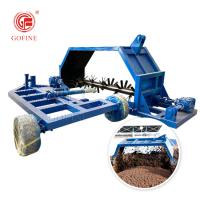 China Tractor Pulled Organic Compost Fertilizer Production Machine 0.8-1.3m Windrow Height for sale