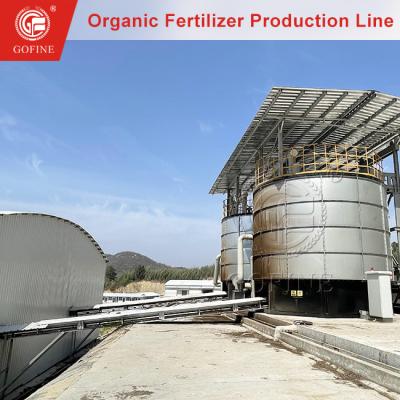 China CE Certified 1000 Model Chicken Manure Powder Organic Fertilizer Production Line for sale