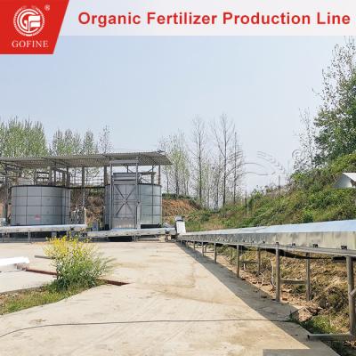 China Gofine Organic Fertilizer Machine 1-2 T/H CE Certified Powder Fertilizer Production Line for sale