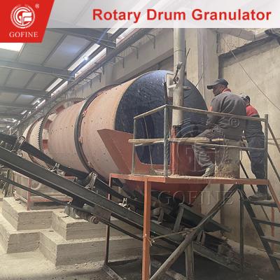 China 3-5T/H Rotary Drum Fertilizer Granulator Production Line for Organic & Compound Fertilizer Manufacturing for sale